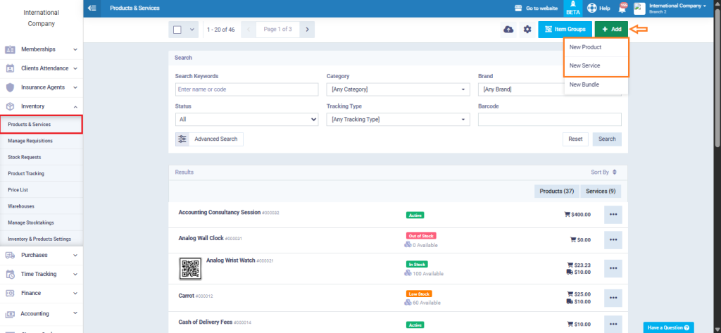 Adding a New Product or a New Service - Enerpize Knowledge Base