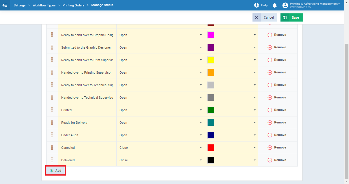 Printing Orders - Enerpize Knowledge Base Printing Orders - Enerpize Knowledge Base